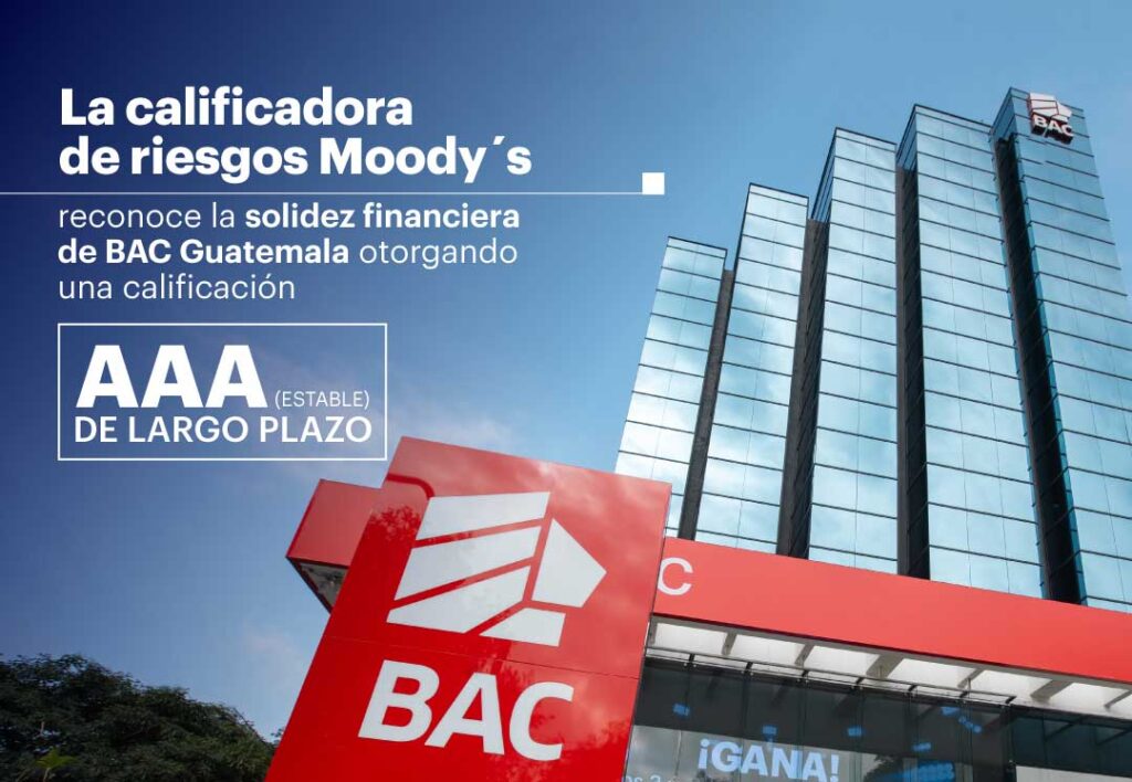 BAC recibe la máxima calificación de riesgo por parte de Moody’s ...